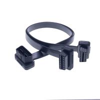 China Universal OBD-II 16pin Male To Dual Female Cord Cable OBD2 Extension Y OBD Splitter Cable For Vehicle Accepts Samples Order for sale