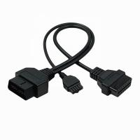 China PVC Cable Material Car Wire Harness 16PIN OBD2 to Molex Connector Male to Female Y Cable for Hidden GPS Installs 1977-1982 Year for sale