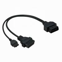 China PVC Cable Material Car Wire Harness 16PIN OBD2 to Molex Connector Male to Female Y Cable for Hidden GPS Installs 1977-1982 Year for sale