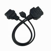 China PVC Cable Material Car Wire Harness 16PIN OBD2 to Molex Connector Male to Female Y Cable for Hidden GPS Installs 1977-1982 Year for sale