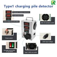 China EV Charging Tester Type1/J1772 Tester 48A Max Power Charger For Energy Cars for sale