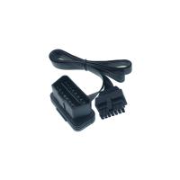 China OBDII Molex 20PIN Flat Extension Cable for Normal Plug Material PA66 GF ABS PC and OBD2 Male to Molex 2x10 PIN Connector for sale
