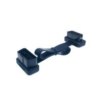China Offer 16PIN OBD2 Male to Female Extension Cable Flat OBDII J1962 Cable for GPS Tracking Offer Drawing Offer -30°C- 80°C for sale