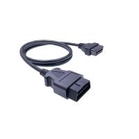 China Universal 16 Pin Male and Female OBD OBD2 Extension Cable 30cm/50/100cm Length Compatible with Most Vehicle Models for sale