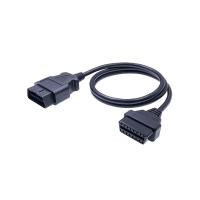 China Universal 16 Pin Male and Female OBD OBD2 Extension Cable 30cm/50/100cm Length Compatible with Most Vehicle Models for sale
