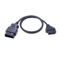 China Universal 16 Pin Male and Female OBD OBD2 Extension Cable 30cm/50/100cm Length Compatible with Most Vehicle Models for sale