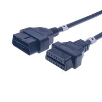 China 16 Core OBD2 Cable Adapter for Automotive OBD2 Extension Connection Universal Car Fitment 1.5M for sale