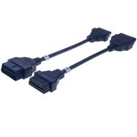 China 16 Core OBD2 Cable Adapter for Automotive OBD2 Extension Connection Universal Car Fitment 1.5M for sale