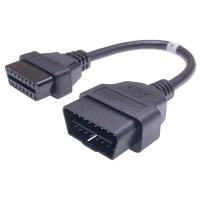 China 16 Core OBD2 Cable Adapter for Automotive OBD2 Extension Connection Universal Car Fitment 1.5M for sale