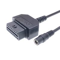 China Samples Order Accepted Customized OBD2 16PIN OBDII Female to DC Connector Extension Cable for Automotive for sale