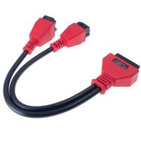 China AOTAI Red OBD2 16 Pin To FCA 12-8 Connector Cable for Autel Chrisler Chrysler Big Temperature Range -30°C- 80°C for sale
