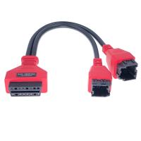 China AOTAI Red OBD2 16 Pin To FCA 12-8 Connector Cable for Autel Chrisler Chrysler Big Temperature Range -30°C- 80°C for sale