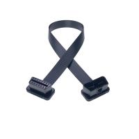 China 50CM Low Profile 24V Extension OBDII 16PIN Male to Female Flat Cable for GPS Tracker Normal Plug Material PA66 GF ABS PC for sale