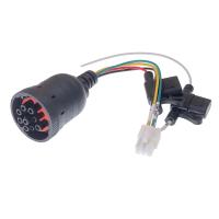 China Customize J1939 9PIN Cable Wire Harness Deutsch 9PIN to OEM Housing and 2A Fuse Cable with Normal Plug Material PA66 CF ABS PC for sale