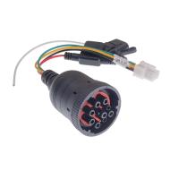 China Customize J1939 9PIN Cable Wire Harness Deutsch 9PIN to OEM Housing and 2A Fuse Cable with Normal Plug Material PA66 CF ABS PC for sale
