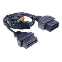 China Shell Assemble Type J1962 OBDII 16PIN Male to 2 Female Splitter Y Cable for Vehicle Diagnostic Tool -30°C 80°C for sale