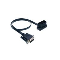 China OBD2 Extension Cable Normal Plug Material PA66 GF 12V 24V 16Pin Male To DB9 RS232 Diagnostic Vehicle Data Cable for sale