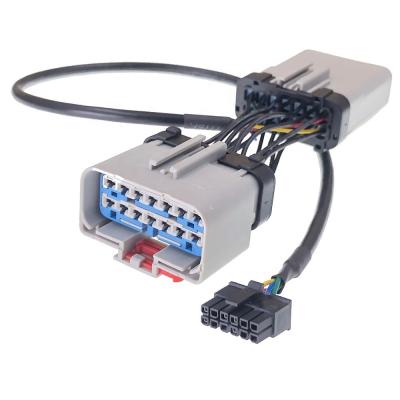 China RP1226 14-pin Connector Splitter 'Y' Cable DLC to RP1226 Adapter Cable S-CAN Applicable Models All Cars with OBD Socket for sale