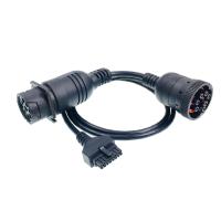 China AOTAI Overmolding Black Type 1 J1939 9PIN Deutsch Male to Female with Molex 2X5 10PIN Connector Y Splitter Cable Offer Drawing for sale