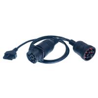 China AOTAI Overmolding Black Type 1 J1939 9PIN Deutsch Male to Female with Molex 2X5 10PIN Connector Y Splitter Cable Offer Drawing for sale