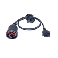 China AOTAI Overmolding Black Type 1 J1939 9PIN Deutsch Male to Female with Molex 2X5 10PIN Connector Y Splitter Cable Offer Drawing for sale