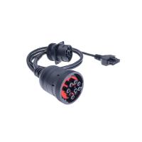 China AOTAI Overmolding Black Type 1 J1939 9PIN Deutsch Male to Female with Molex 2X5 10PIN Connector Y Splitter Cable Offer Drawing for sale
