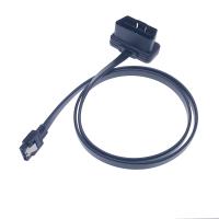 China 12V 24V OBD2 16 PIN Connector Male to 12 PIN Sata Female Extension Cable for Nissan Car Fitment and OBD Diagnostic Tool for sale