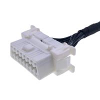 China Offer Drawing Custom J1962 Car OBD II 16 Pin OBDII Y Splitter Extension Wire Harness OBD2 16pin Diagnostic Adapter Cable for sale