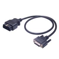 China Lightweight AOTAI RS232 DB 15 Pin OBD II 16 Pin Male to DB15 Female Adapter Cable Auto OBD To DB15 Length 50cm/custom for sale