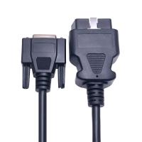 China Lightweight AOTAI RS232 DB 15 Pin OBD II 16 Pin Male to DB15 Female Adapter Cable Auto OBD To DB15 Length 50cm/custom for sale