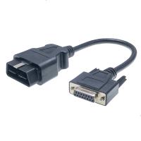 China Lightweight AOTAI RS232 DB 15 Pin OBD II 16 Pin Male to DB15 Female Adapter Cable Auto OBD To DB15 Length 50cm/custom for sale