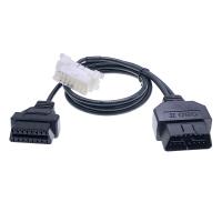 China TOYOTA 1 TO 2 Y Female Splitter Extension Auto Car Connector Extension Cable 1M Cable Size 200 SX S13 OBDII OBD2 16 Pin for sale