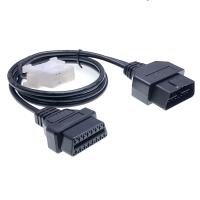 China TOYOTA 1 TO 2 Y Female Splitter Extension Auto Car Connector Extension Cable 1M Cable Size 200 SX S13 OBDII OBD2 16 Pin for sale