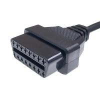 China 12V AOTAI 16 Pin J1962 OBD2 OBD-II Female Connector Voltage 12V Length 1m Extension Open Plug Wire Cable Cord Pigtail for sale