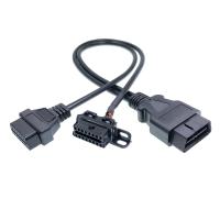 China 1M PVC OKI Technic Material OBD OBD2 OBDII 16Pin 12V 24V Y Cable for Personalized Customization for sale