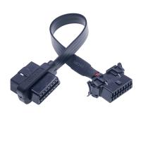 China OBDII Cable 80g 16 Pin Splitter Extension 1x Male and 2X Female OBD2 Extension Cable Adapter for Automotive Diagnostics for sale