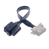 China OBDII Cable 80g 16 Pin Splitter Extension 1x Male and 2X Female OBD2 Extension Cable Adapter for Automotive Diagnostics for sale