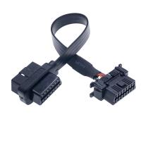 China OBDII Cable 80g 16 Pin Splitter Extension 1x Male and 2X Female OBD2 Extension Cable Adapter for Automotive Diagnostics for sale