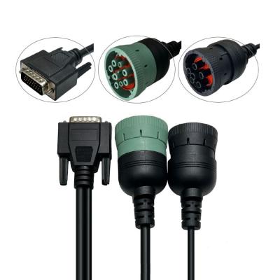 China Heavy Duty 6/9-Pin Y Deutsch Adapter Cable for J1939 Troubleshooting and Maintenance for sale