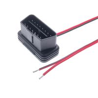 China AOTAI OBD-II OBD2 Male to Open ends Flat wires OBD Female fly cable Car Power Cables /8 W114 at Car Diagnostic Connector for sale
