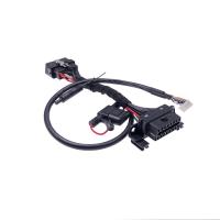 China BENELLI MOTORCYCLES Car Fitment 16 Pin OBD Custom Harness for AOTAI 12V and 24V OBD-II DIY Cable for sale