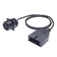 China OEM/ODM Service 12 Pin to OBD OBD2 OBDII J1939 9pin DLC 16 Pin Car Diagnostic Adapter Cable for GM Daewoo for sale