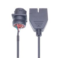China OEM/ODM Service 12 Pin to OBD OBD2 OBDII J1939 9pin DLC 16 Pin Car Diagnostic Adapter Cable for GM Daewoo for sale