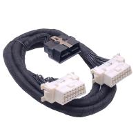 China AOTAI OBD2 Y Splitter Cable Snap In Mount OBDII Fits for Toyota Mazda Nissan GPS Be Customized for sale
