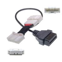 China PA66 GF Plug OBD2 Diagnostic Cable for Tesla Model S/X 2021 20 Pin OBDII Adapter Harness Customizable Pin-out for sale