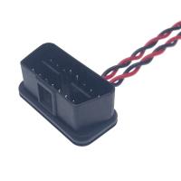 China BMW Car Fitment AOTAI OBD2 Y Splitter Cable Universal OBDII 2 Pin and 4pin Rectangle w/ Fuse GPS Diagnostic for sale