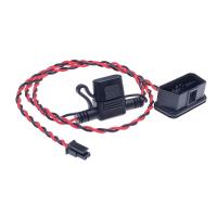 China BMW Car Fitment AOTAI OBD2 Y Splitter Cable Universal OBDII 2 Pin and 4pin Rectangle w/ Fuse GPS Diagnostic for sale