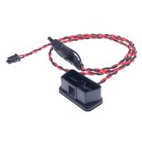 China BMW Car Fitment AOTAI OBD2 Y Splitter Cable Universal OBDII 2 Pin and 4pin Rectangle w/ Fuse GPS Diagnostic for sale