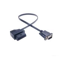 China Perfect for Vehicle Diagnostics AOTAI DB9 9Pin Serial RS232 Male Port to Female OBD2 16 Pin OBD Cable Adapter for sale