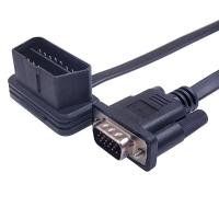 China Perfect for Vehicle Diagnostics AOTAI DB9 9Pin Serial RS232 Male Port to Female OBD2 16 Pin OBD Cable Adapter for sale